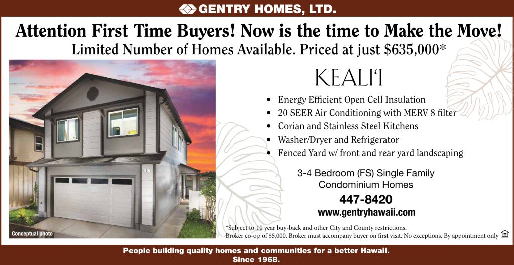 Gentry Homes | Join Hawaii's Gentry Homes communities today